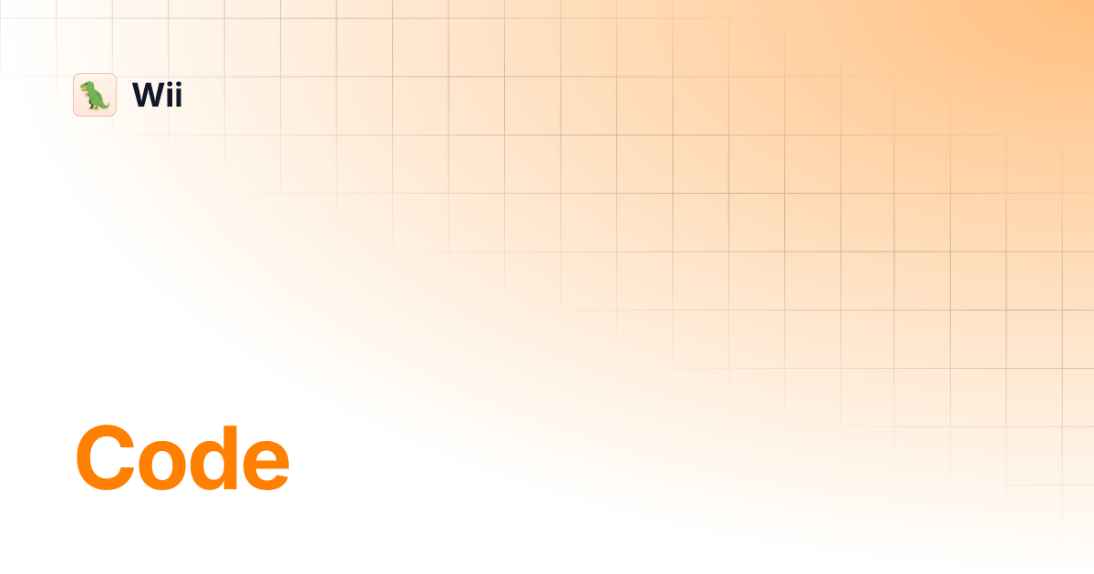 Code | Wii