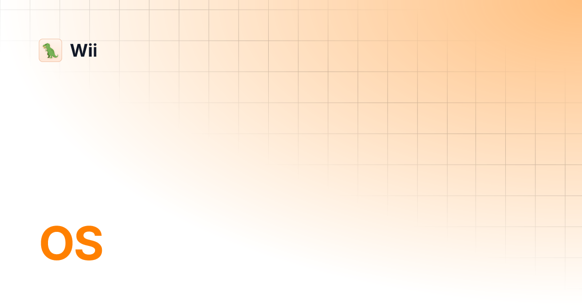 OS | Wii