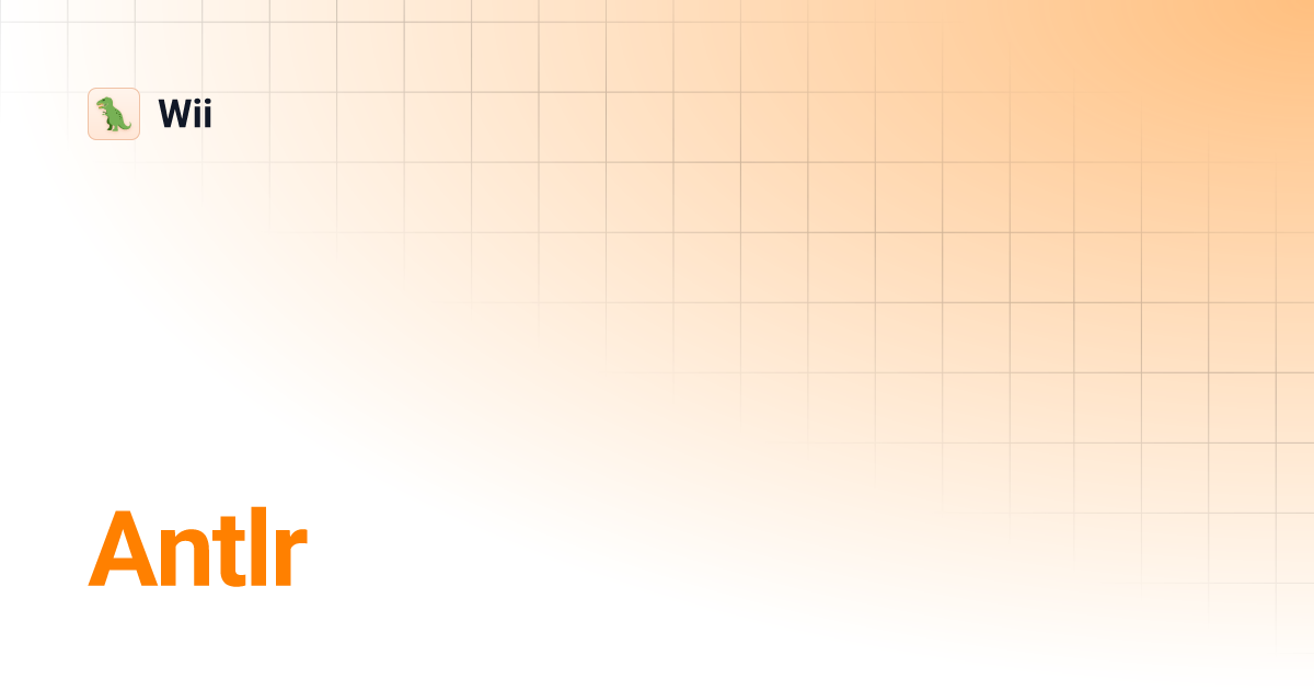 Antlr | Wii